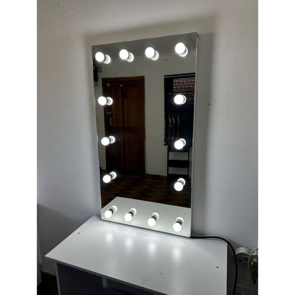 1000 X 600 Frameless Hollywood mirror – The Vanity Studio